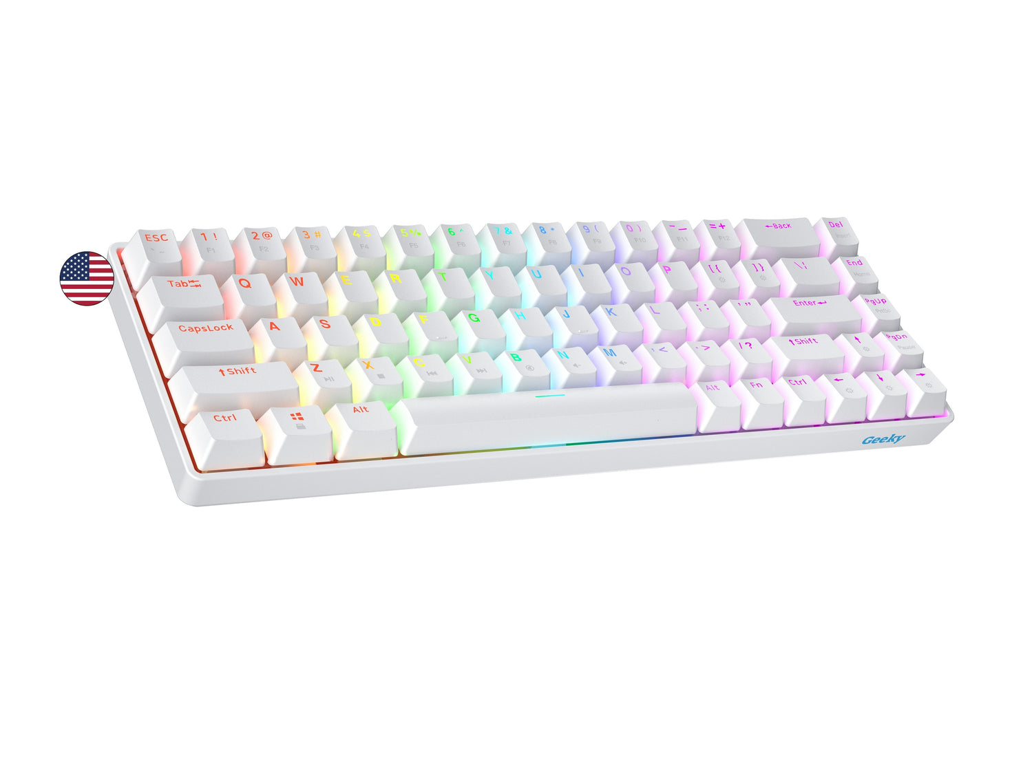 GK65 Gaming Keyboard - US Layout – Geeky
