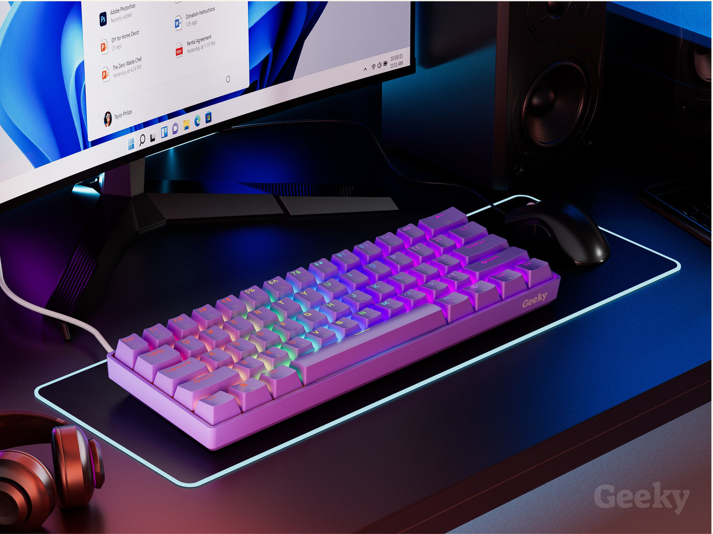 GK61 Gaming Keyboard - US Layout – Geeky