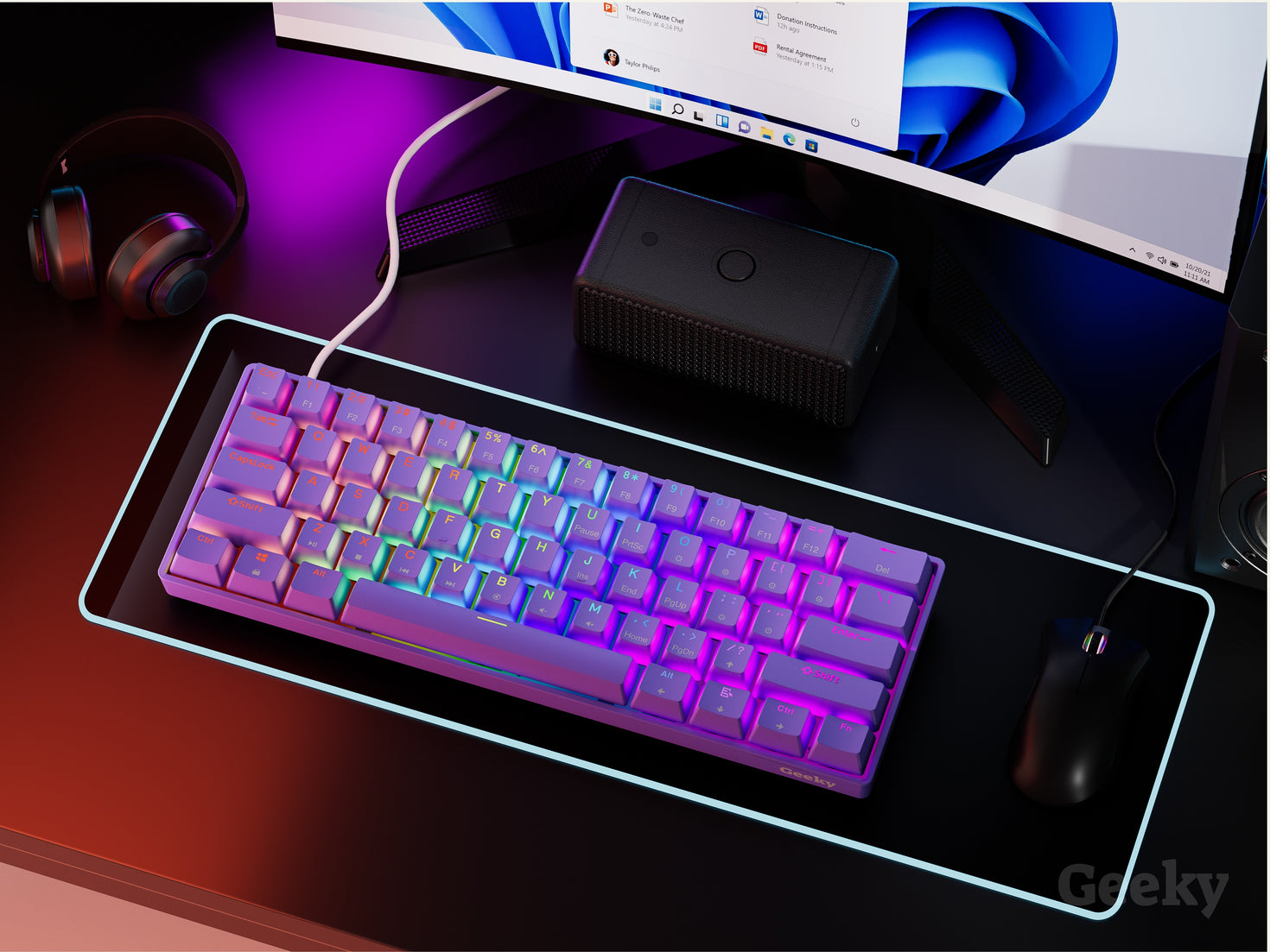 GK61 Gaming Keyboard - US Layout – Geeky