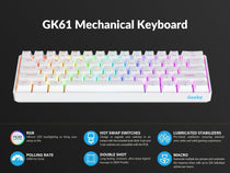 GK61 Gaming Keyboard - US Layout – Geeky